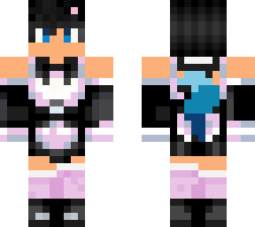 craft in maid outfit | Minecraft Skin