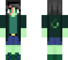 Izumi Yuji as a zombie | Minecraft Skin