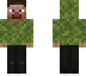 Moss Hood Steve | Minecraft Skin