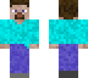 Removable dress Steve full sleve | Minecraft Skin