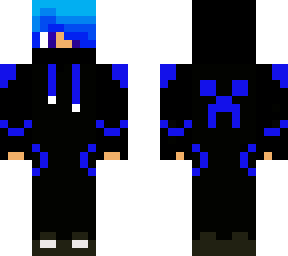 Cool Blue boy | Minecraft Skin