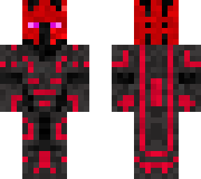 Enderman Red Armor | Minecraft Skin