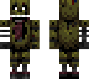 ignited springtrap | Minecraft Skins