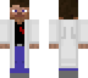 Lab Coat Steve | Minecraft Skin