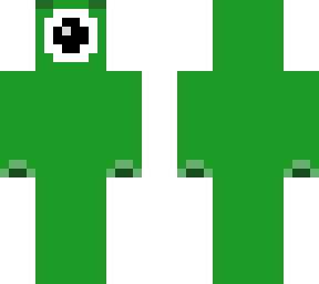 one eye cute alien monster creature ufo cyclops green simple ...