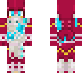 Red zora | Minecraft Skin