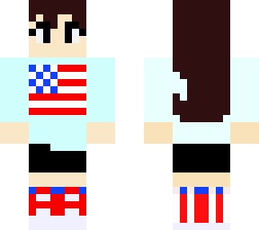 Sid Chang celebrating the 4th of july (UPDATED) | Minecraft Skin