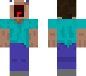 Steve stepped on a lego | Minecraft Skin