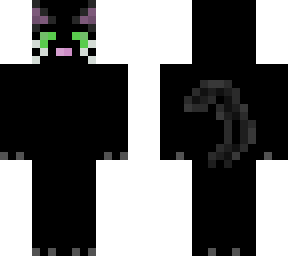 Black cat | Minecraft Skin