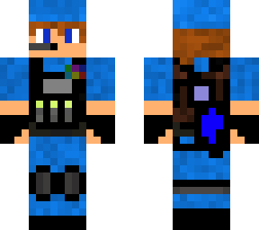 blue soldier | Minecraft Skin