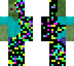 Corrupted zombie | Minecraft Skin