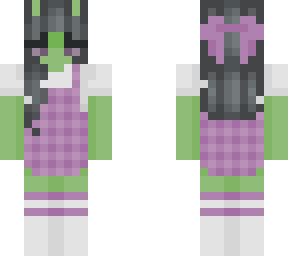 Cute Alien Girl | Minecraft Skin