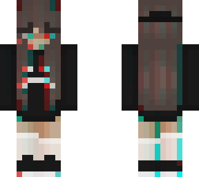 glitch girl | Minecraft Skins