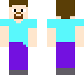 Oversimplified Steve Minecraft Skins