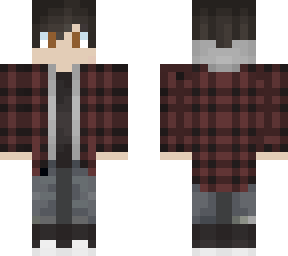 Red Flannel Male | Minecraft Skin