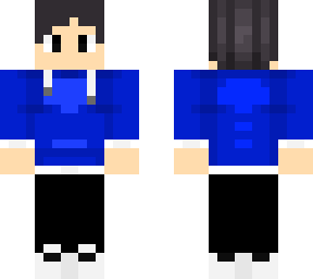blue hoodie boy | Minecraft Skin