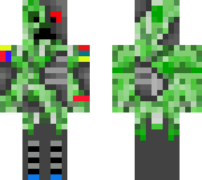 creeper cyborg | Minecraft Skin