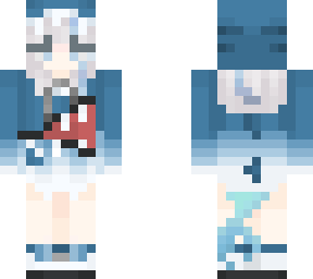 Gawr Gura Minecraft Skins