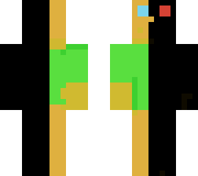 Half corrupted | Minecraft Skin