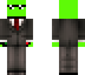 Mexican dream in suit with mlg glasses | Minecraft Skin