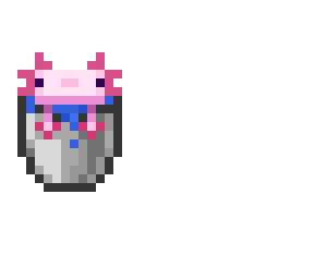 pixel art axolotl | Minecraft Skins
