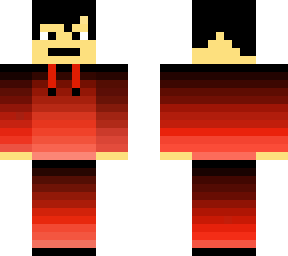 red gradient skin | Minecraft Skin