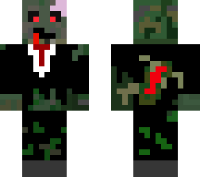 Zombie Business Man | Minecraft Skin
