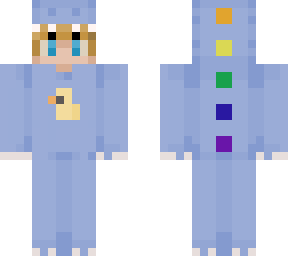 boy blue duck dino | Minecraft Skin