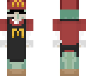 Garcello in McDonald's | Minecraft Skin