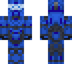 Halo Blue Spartan | Minecraft Skin