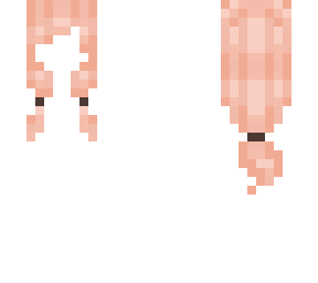 pinkish hair base w/ ponytails | Minecraft Skin