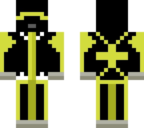yellow wool black | Minecraft Skins