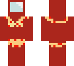 amongus bikini | Minecraft Skins