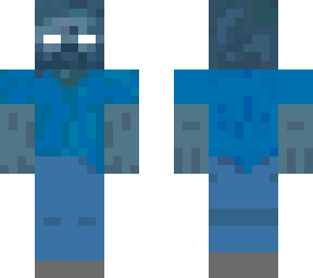 Blue zombie for Blue team | Minecraft Skin