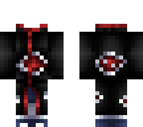 Akatsuki Cloak Base | Minecraft Skin