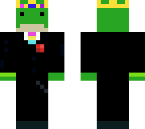frog in suit | Minecraft Skin