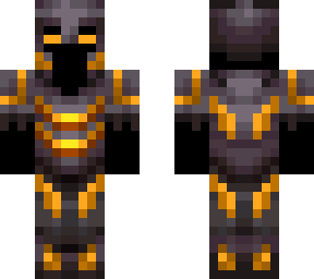 Gilded Netherite Knight | Minecraft Skin