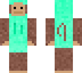 mint monke | Minecraft Skin