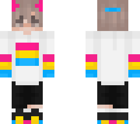 Pan pride skin | Minecraft Skin