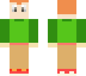 Pico FNF (Friday Night Funkin') Anime-Inspired Skin | Minecraft Skin