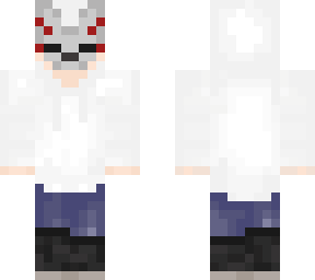 a fox mask | Minecraft Skin