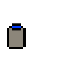 Bucket Of Water Pixel Art | Minecraft Skin