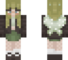 cottage core girl moderated | Minecraft Skin