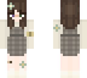 brown hair cottagecore | Minecraft Skins