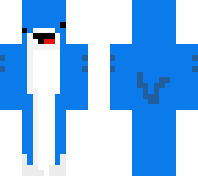Derpy shark | Minecraft Skin