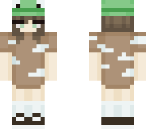 frog hat girl :D | Minecraft Skin