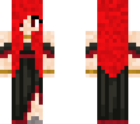 formal red dress | Minecraft Skins