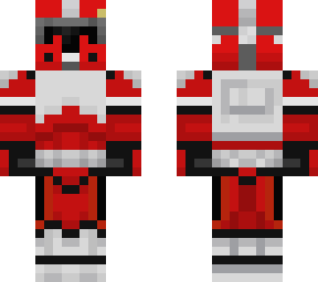 StarWars CloneWars Phase 2 Clone Commander Fox | Minecraft Skin