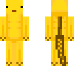 yellow axolotl | Minecraft Skins