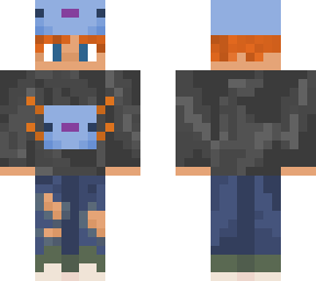 axolotl boy | Minecraft Skin